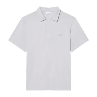 Lacoste Paris Open Neck Embroidered Polo - - Tops - Herren - Grau - XL
