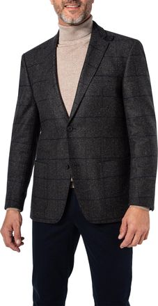 Roy Robson Herren Sakko grau kariert