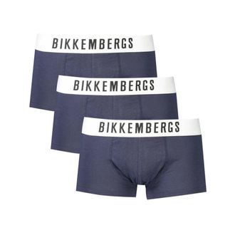 Dirk Bikkembergs Blaue Baumwollboxershorts Unterw&auml;schepaket - - Underwear - Herren - Blau - L