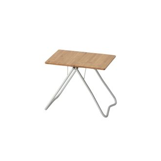 Snow Peak Bamboo My Table, zusammenklappbarer und verstaubarer Tisch f&uuml;r Camping & Outdoor