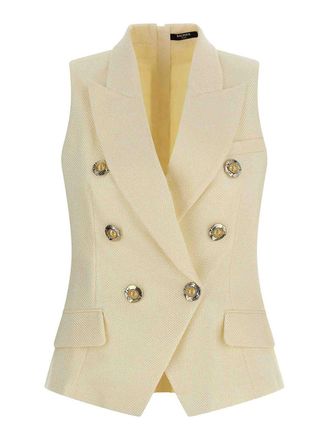 Balmain Gilet - Blanc