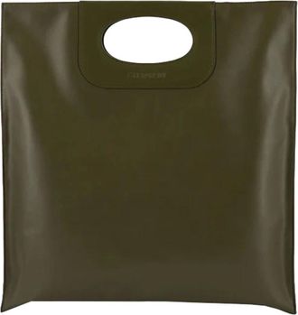 Gherardini Femme, Sacs, Vert, Taille: ONE Size Piattina Pelle Tote