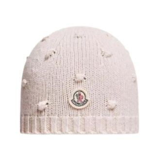Moncler Woll-Kaschmir-M&uuml;tze - - Accessories - Herren - Rosa - XS