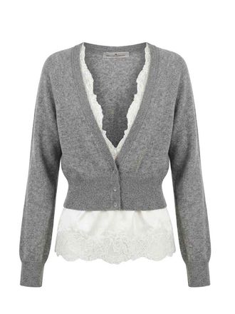 Ermanno Scervino Cardigan - Gris