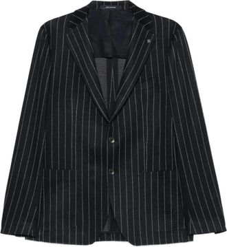 Tagliatore Homme, Vestes, Bleu, Taille: 3XL Blazer &agrave; rayures