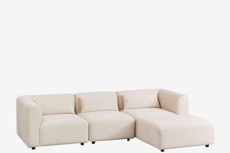 Sklum Sklum - 3-teiliges modulares Sofa mit Fogler-Hocker