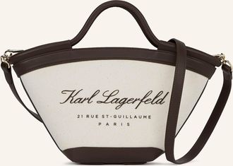 Karl Lagerfeld Strandtasche weiss