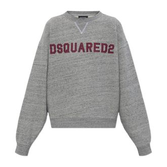 Dsquared2 Femme, Sweatshirts et sweats &agrave; capuche, Gris, Taille: 40 FR SweaT-shirts