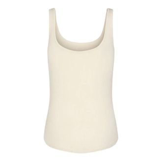 Sofie Schnoor Femme, Tops, Blanc, Taille: 42 FR Haut Classique Blanc Cassé avec Bretelles larges