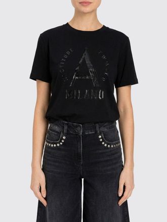 Twin-Set Baumwoll-T-Shirt mit Logo