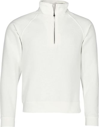 Fruit Of The Loom Premium Zip Neck Sweat Herren Sweatshirt mit Rei&szlig;verschluss NEU, Farbe:Graumeliert, Gr&ouml;&szlig;e:XL