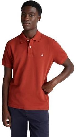 Benetton Maglia Polo M/M 3089j3179, Rouge, Medium Homme
