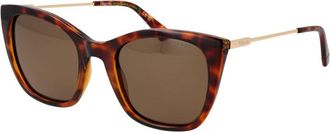 Polaroid Braune Kunststoff-Sonnenbrille