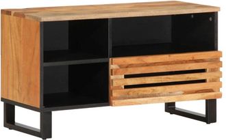 vidaXL Meuble tv 80x34x46 cm bois dacacia massif Vidaxl