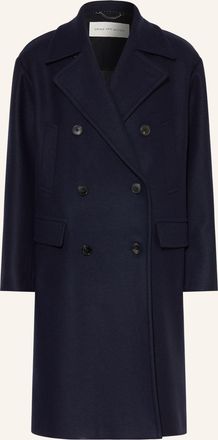 Dries Van Noten Dries Van Noten Wollmantel blau