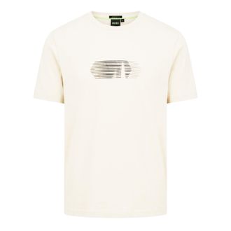 HUGO BOSS Unity T-Shirt f&uuml;r Herren, Logo (Hellbeige)