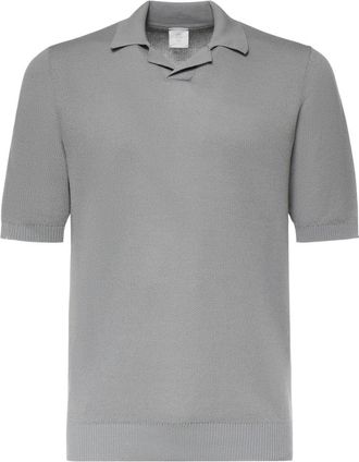 Eleventy Kurz&auml;rmeliger Pullover - - Knitwear - Herren - Grau - S