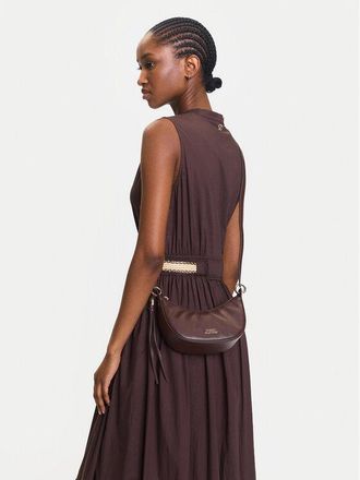 Tommy Hilfiger Handtasche Moon Leather Mini Crossover AW0AW17466 Braun