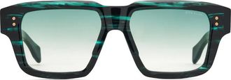 Dita Eyewear Eliux square-frame sunglasses - Gr&uuml;n
