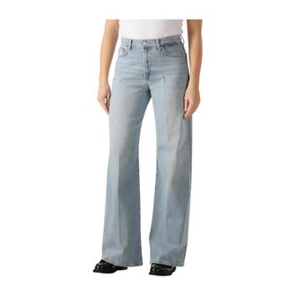 7 For All Mankind Lotta Wide Jeans - - Jeans - Damen - Blau - W27