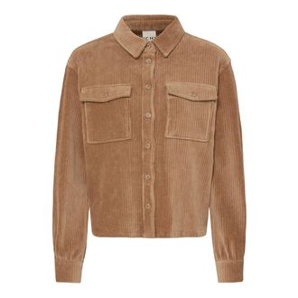 Ichi IhTamary Boxy Shirt - - Blouses & Shirts - Damen - Braun - M