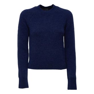Dries Van Noten Rundhals-Strickware - - Knitwear - Damen - Blau - M