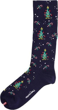 Marcoliani Santas Elf Pima Cotton Socks - - Underwear - Herren - Blau - ONE SIZE