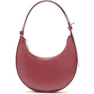 Furla Sac Mini en cuir rouge