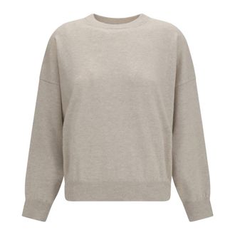 Brunello Cucinelli Cashmere Pullover mit Monili-Kette - - Knitwear - Herren - Beige - L