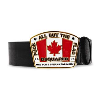 Dsquared2 Lederg&uuml;rtel - - Accessories - Herren - Schwarzk - 100 CM