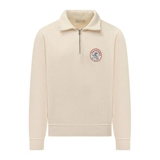 Bl'ker Half Zip Rudgers College Sweatshirt - - Sweatshirts & Hoodies - Herren - Beige - M