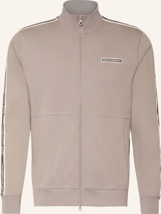 Emporio Armani ea7 Emporio Armani Sweatjacke Train Logo grau