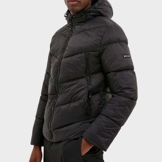 Nicce London Canyon Herren Pufferjacke, Schwarz