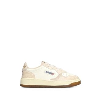 Autry Medalist Crocodile-effect Sneakers