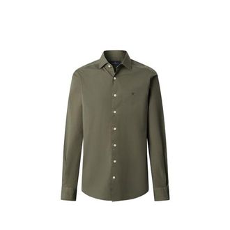 Hackett Chemise unie col classique en coton