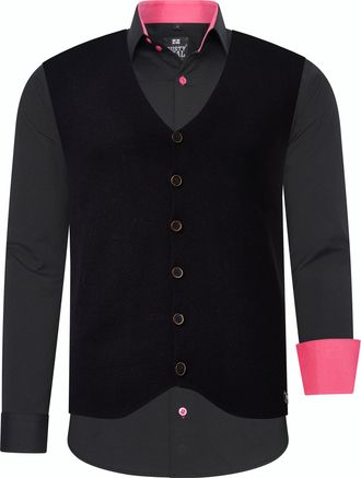 Rusty Neal Hemd mit Weste 2-teilig