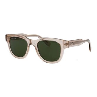 Lacoste unisex, Accessoires, Beige, Taille: 49 MM Lunettes de soleil &eacute;l&eacute;gantes pour un look tendance