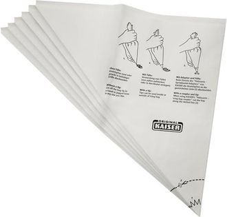 Original Kaiser Original Kaiser Classic Einweg Spritzbeutel 6 St&uuml;ck, Einwegspritzbeutel, kunststoffbeschichtetes Spezialpapier, hygienische Einmalanwendung, Schneideh