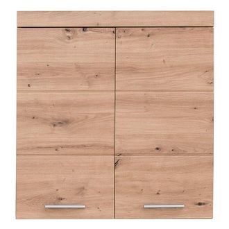 ebuy24 AmandaMando Bad H&auml;nge Stauraumelement 2 T&uuml;ren Eiche Dekor