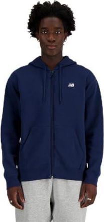 New Balance Sport Essentials Logo Fleece Full Zip - NB Marine, Nb Navy, XXL/3XL