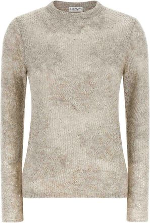 Brunello Cucinelli Rundhalspullover - Beige