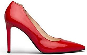 Nero Giardini E211041DE Escarpins Femme en Vernis - Rouge 37 EU