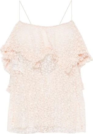 Philosophy di Lorenzo Serafini Femme, Tops, Rose, Taille: 40 FR Hauts sans manches