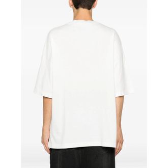 Palm Angels Rhinestone-Embellished Graphic T-Shirt - White