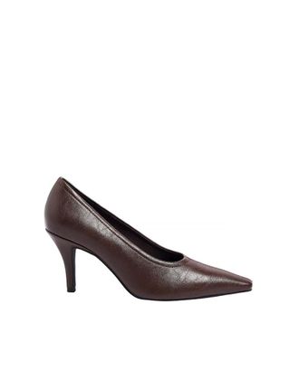 NA-KD Pumps mit schmaler Spitze in Braun