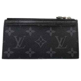 Louis Vuitton Pre-owned Monogram Eclipse M&uuml;nzetui - - Pre-owned - Herren - Schwarzk - ONE SIZE
