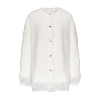 Loulou Studio Damen, Strickwaren, Wei&szlig;, MGr&ouml;&szlig;e