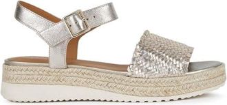 Geox Femme D Eolie F Sandales compensées, Bronze, 38.5 EU