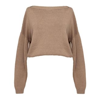 Scaglione Damen, Strickwaren, Braun, SGr&ouml;&szlig;e