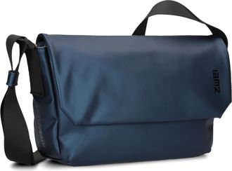 zwei Umhängetasche Cargo CA60 Messenger-Bag 3 Liter wasserfeste Umhängetasche für Damen Herren & Teenager (metallic-blue)